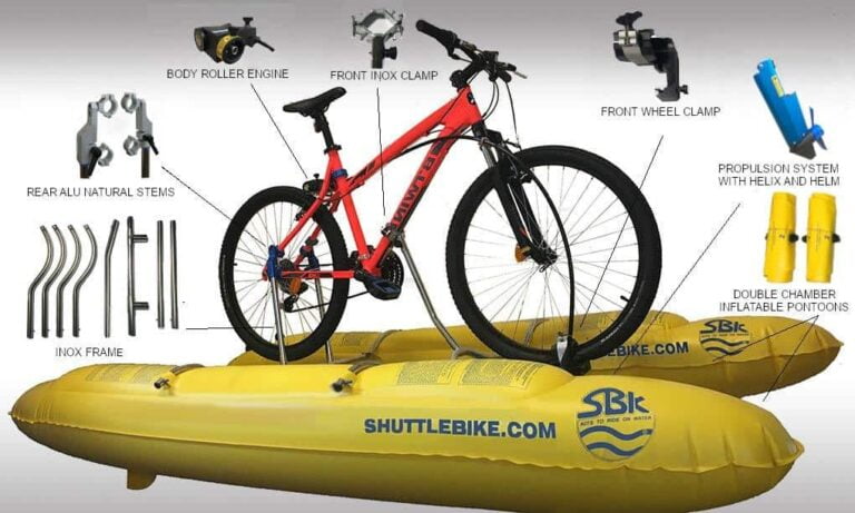 Maak van je eigen fiets een waterfiets voor op het water - GadgetsDaily