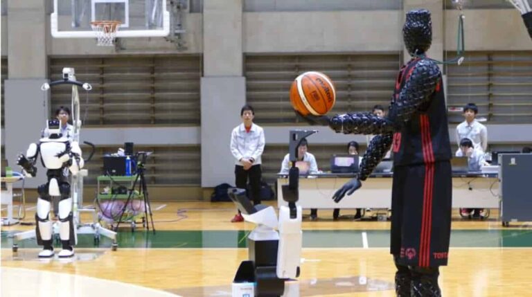 Deze basketballende robot gooit beter dan NBA sterspelers - GadgetsDaily